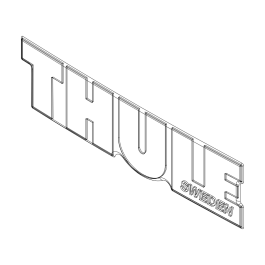 Thule Sticker black