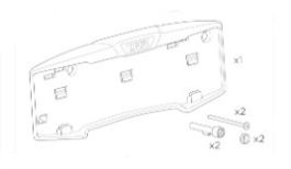 THULE Number Plate Holder Kit Epos