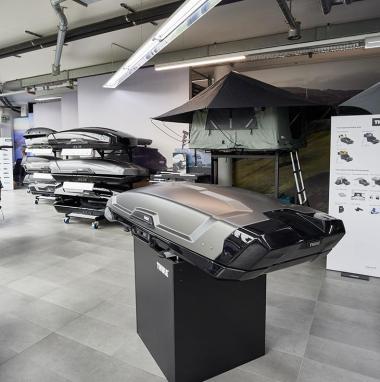 Showroom von Dachbox - dem Spezialist für Dachträger, Dachboxen und ...